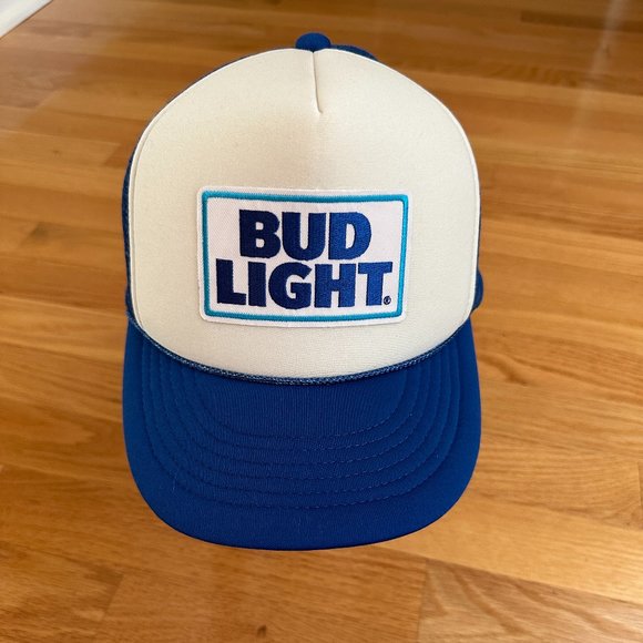 bud light | Accessories | Bud Light Mesh And Foam Trucker Hat | Poshmark